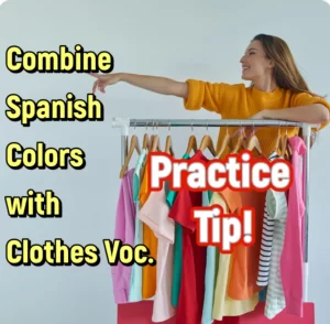 Clothing Vocabulary in Spanish - FREE worksheet PDF & Study Guide