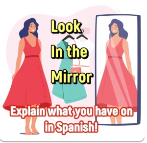 Clothing Vocabulary in Spanish - FREE worksheet PDF & Study Guide